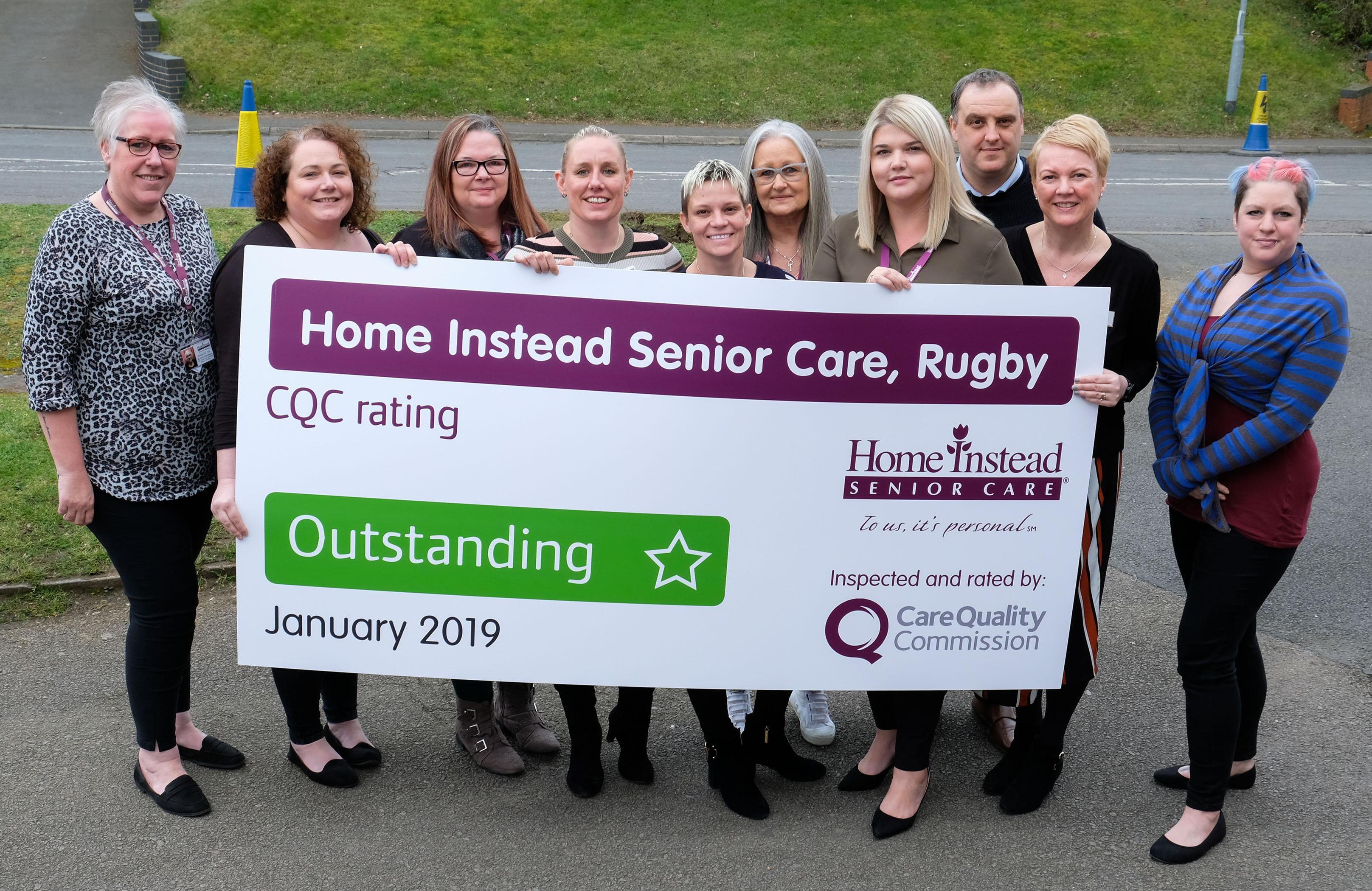 Second 'Outstanding' rating for Home Instead branch