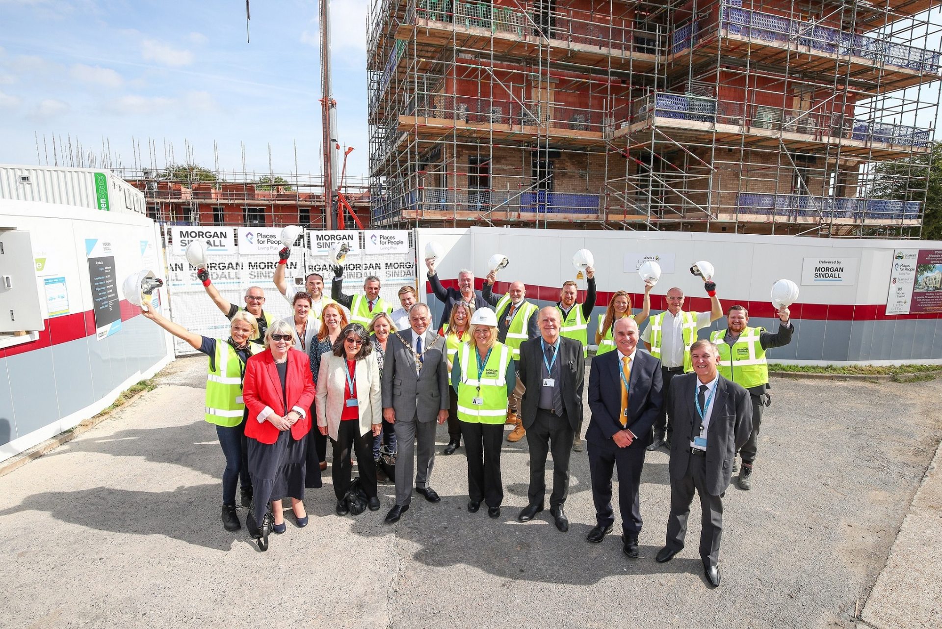 Topping out ceremony celebrates the creation of new affordable homes ...