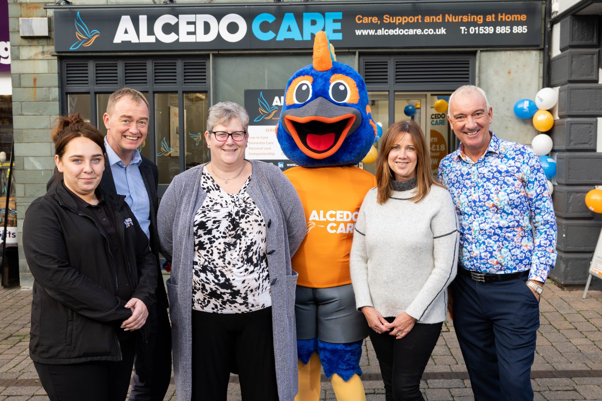 Kendal MP joins Alcedo Care to make charitable donations