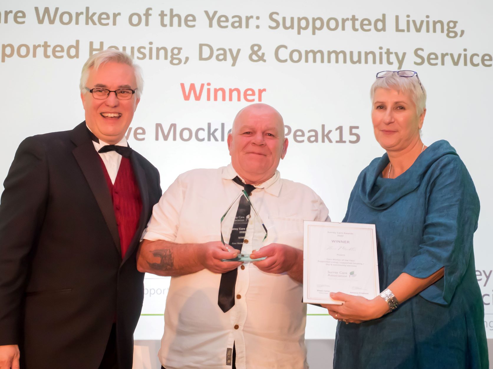 Winners of Surrey Care Association’s Awards