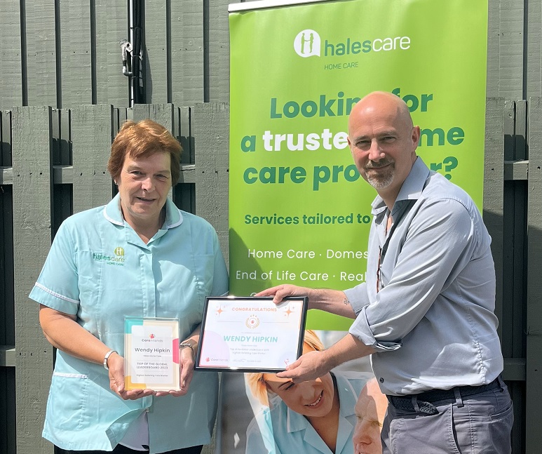 Hales Home Care employee announced as Care Friends Global Top Referrer