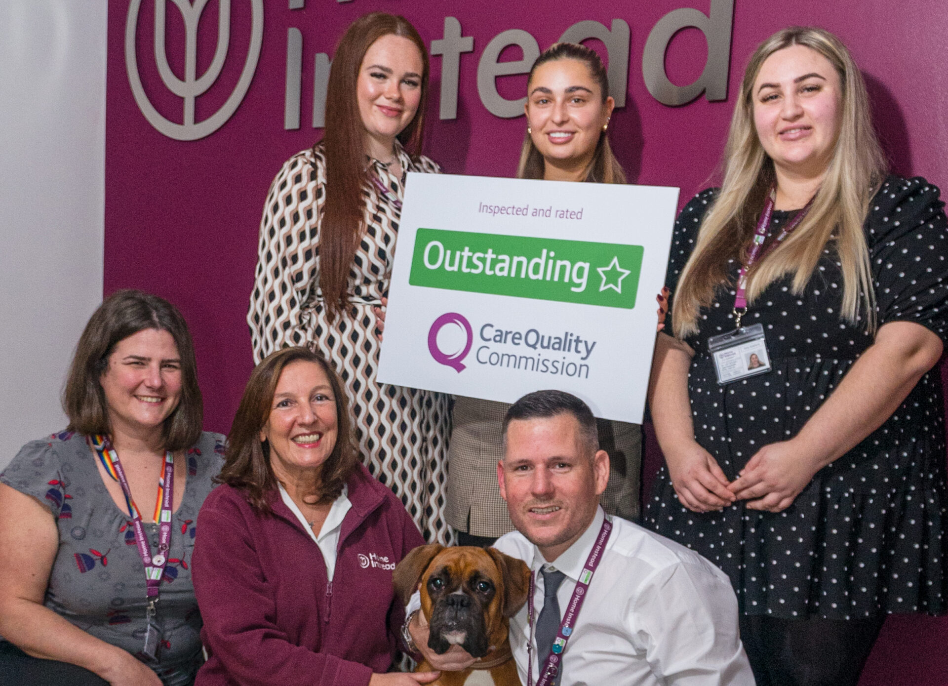 Home Instead office receives Outstanding CQC rating for 'exceeding' client expectations