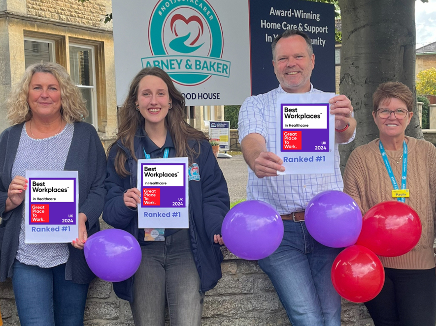 Abney & Baker ranked no. 1 on Great Place to Work’s 2024 UK Best ...