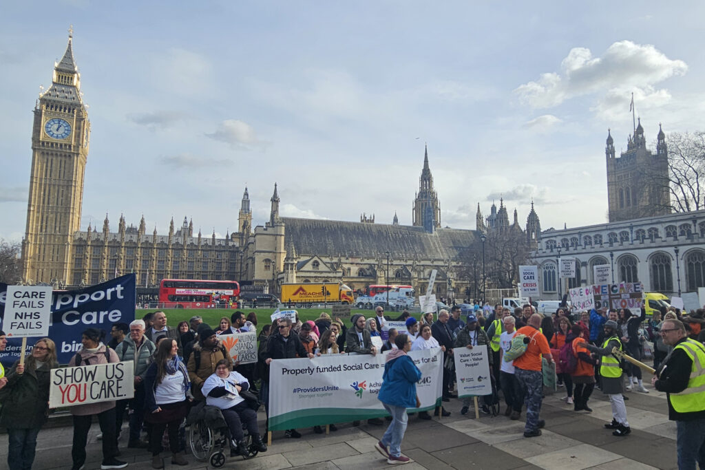 Home Care Insight joins providers at Westminster protest