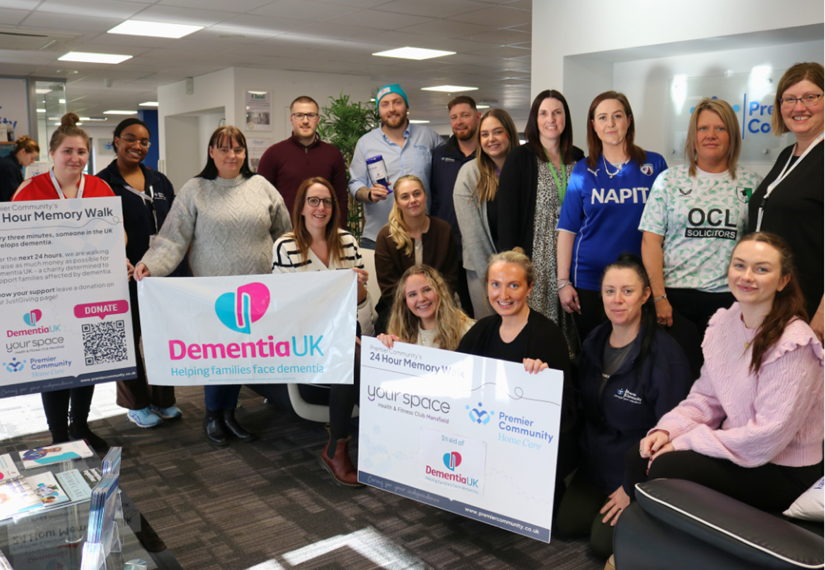 Premier Community Home Care completes 24-hour walk fundraiser